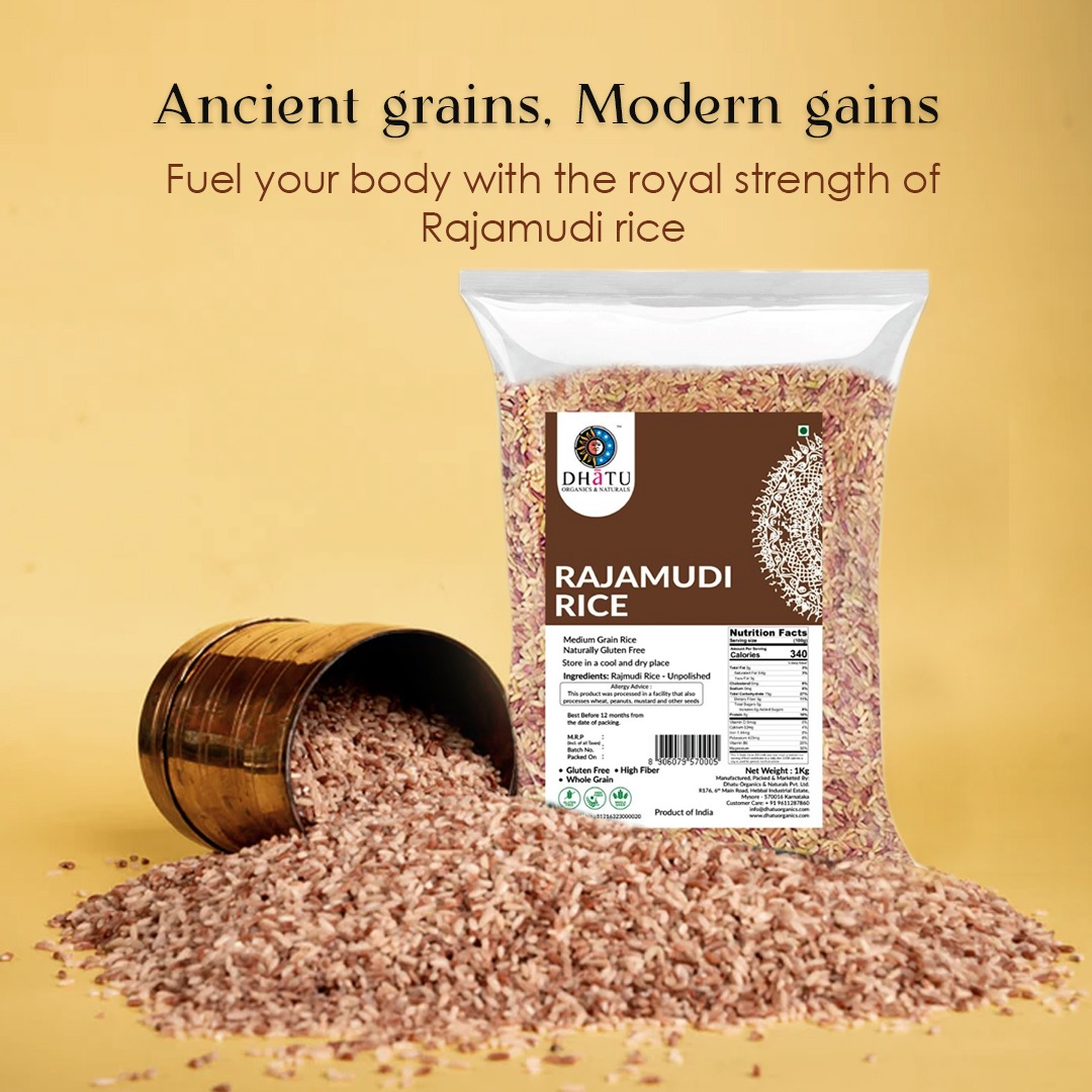 Buy Rajamudi Rice 5kg – Unpolished Red Rice